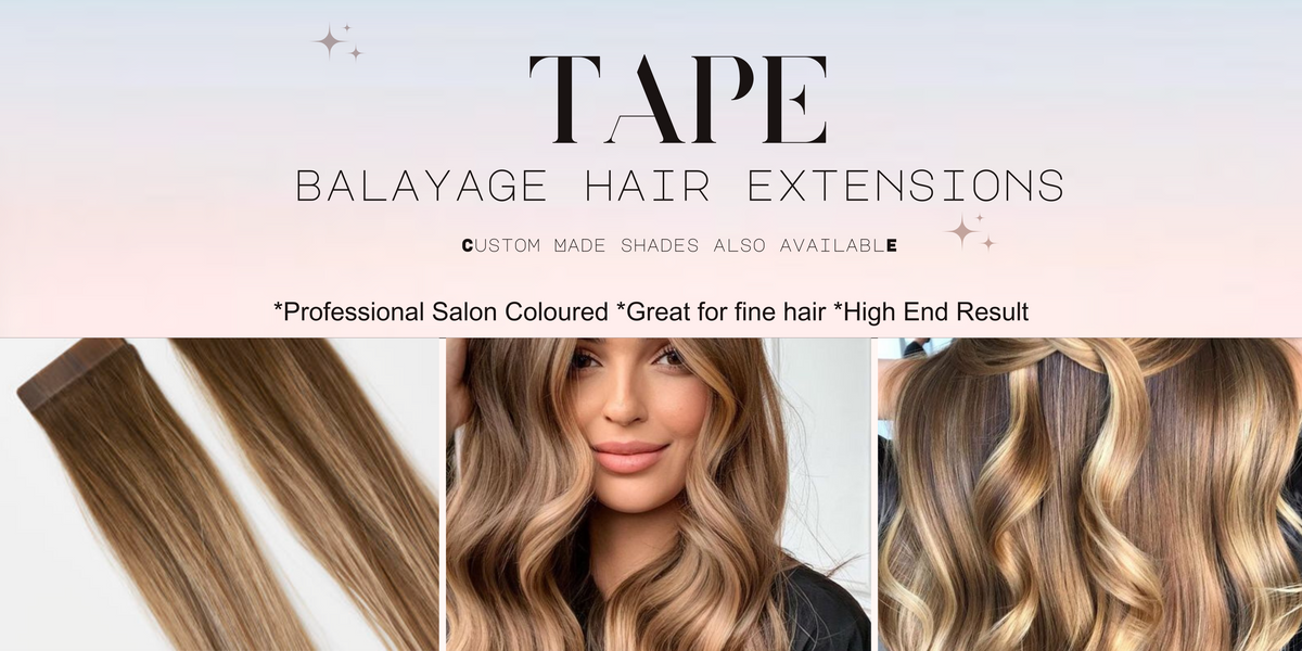 Balayage Tape Hair Extensions | Ombre Tape Hair Extensions | Remy Hair ...