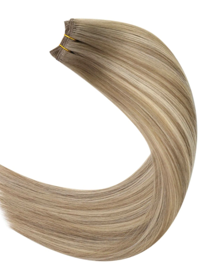 BALAYAGE WEFT HAIR EXTENSIONS | OMBRE WEFT | ROOT STRETCH WEFT – Pure ...